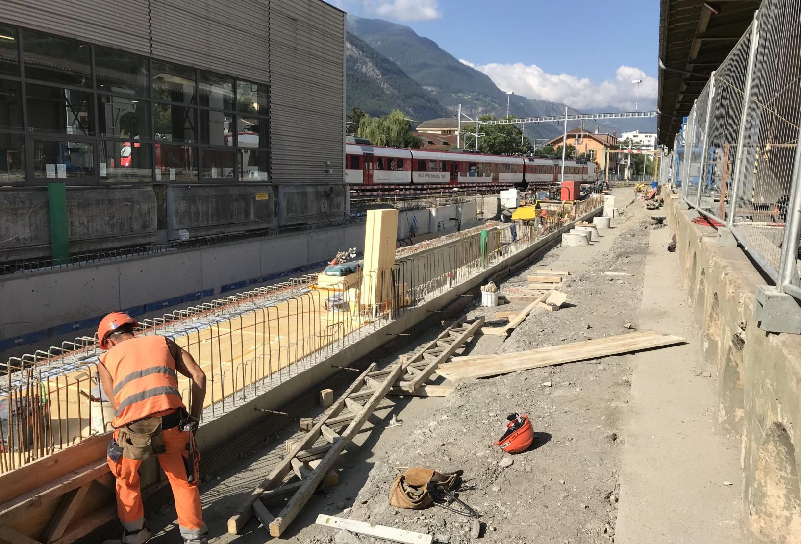 Neubau Serviceanlage SBB Bahnhof Brig | INGENES AG